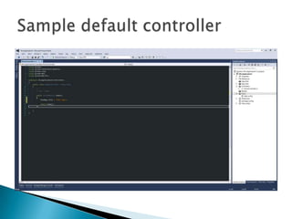 How to create mvc application | PPT