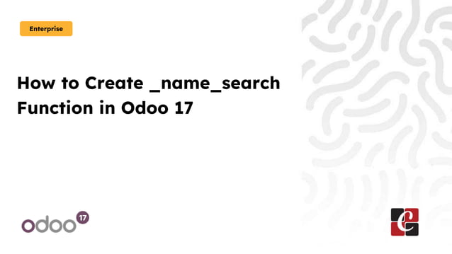 How to create _name_search function in odoo 17 | PPTX