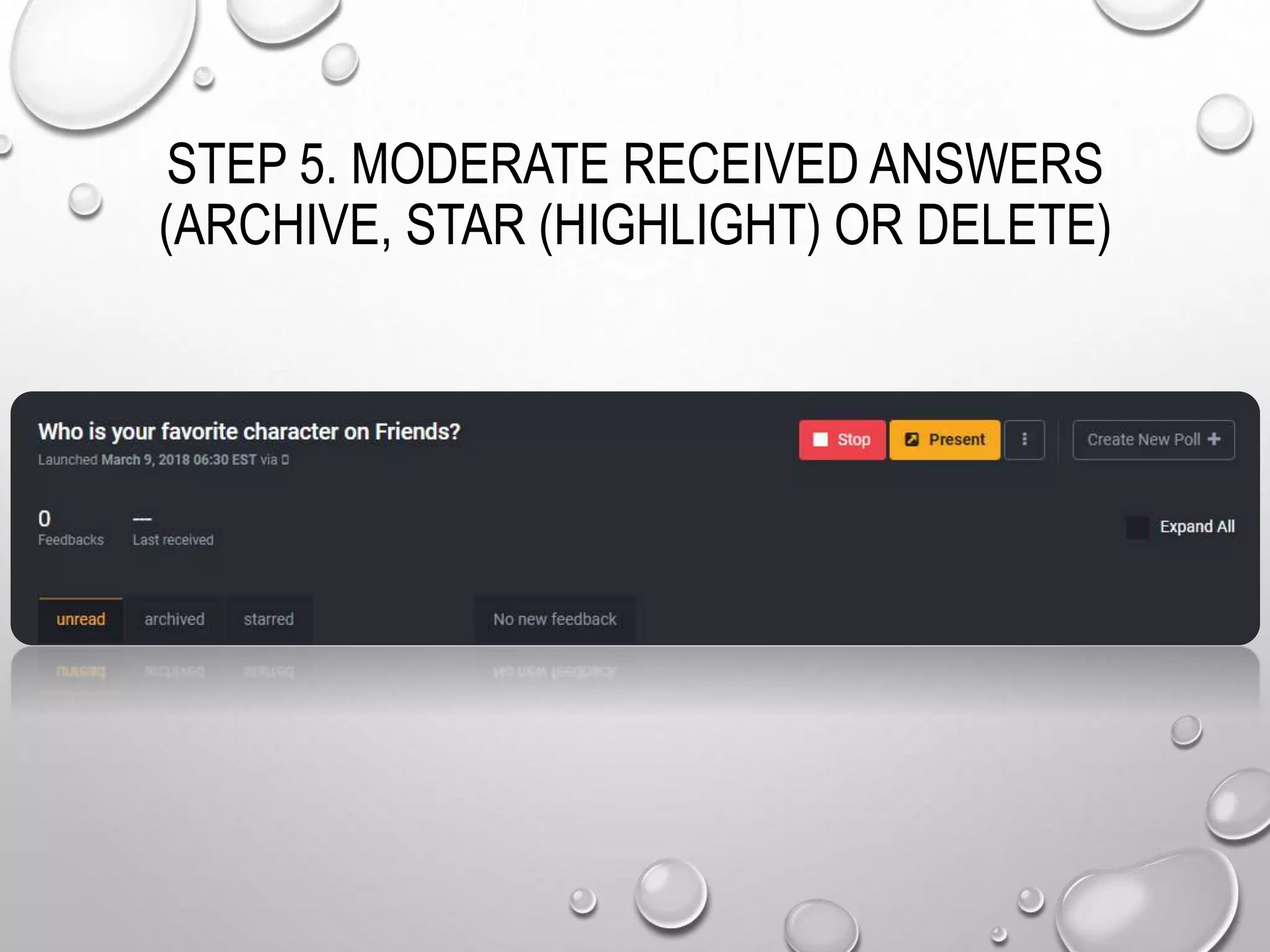 How to create open-ended questions with Swift Polling? | PPTX