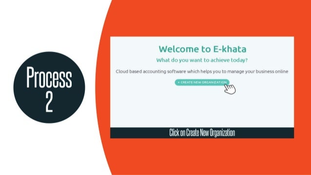 Create Organization guide in e-khata : Online Cloud Based Accounting Software | PDF
