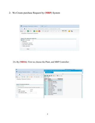 How to use (MRP) in SAP mm | PDF | Household Supplies | Shopping