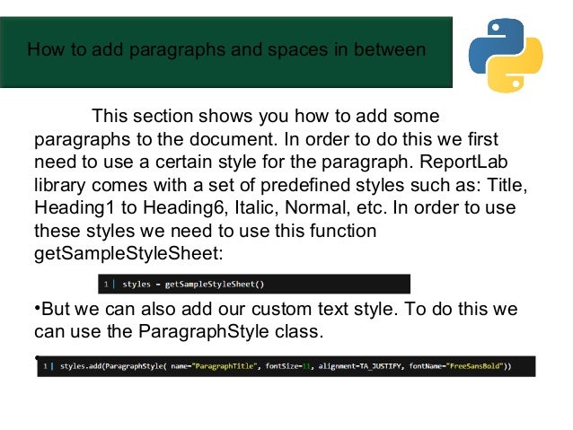 How To Create Pdf Files In A Python Django Application Using Reportlab