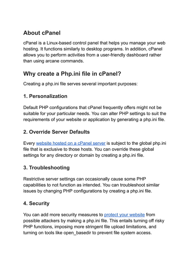 How To Create I File In Cpanelpdf 