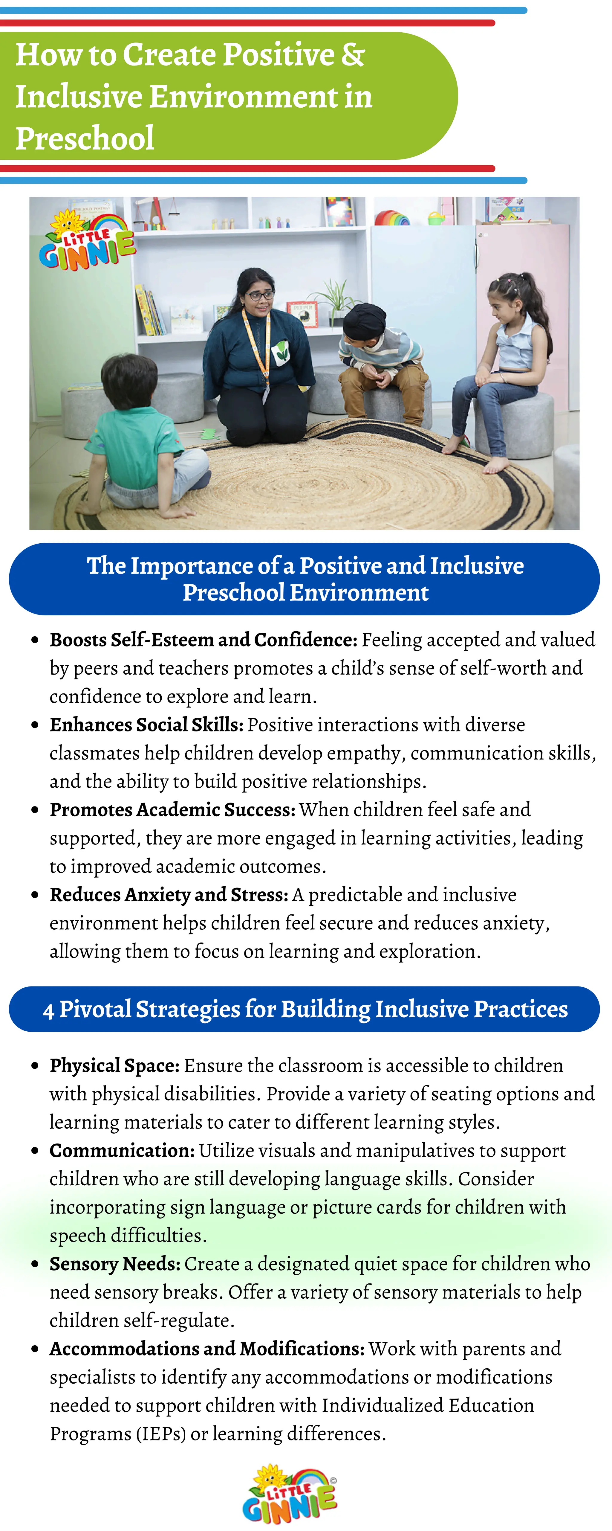 How to Create Positive & Inclusive Environment in Preschool | PDF