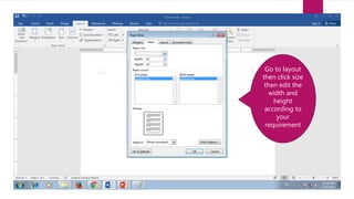 How to create posters & banners using microsoft word 2016 | PPTX