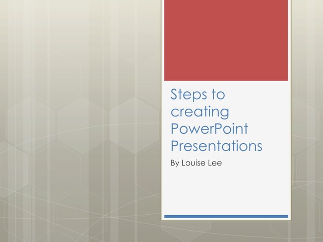 How to create power point presentations ap level 2 | PPT