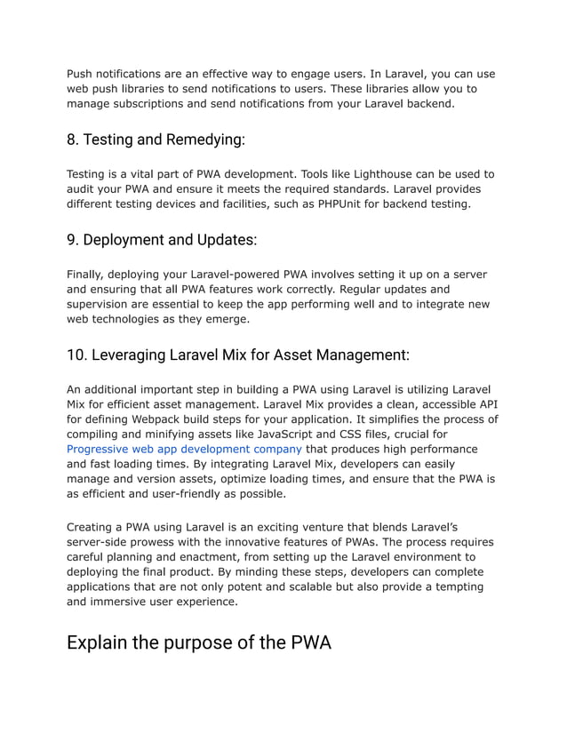 How to Create Progressive Web Apps (PWAs) with the help of Laravel.pdf