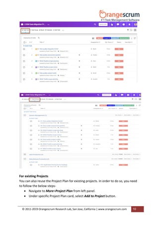 How to create project plans in orangescrum | PDF