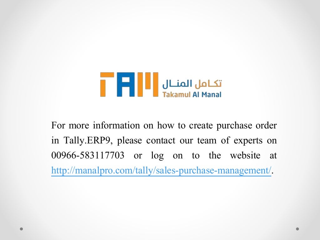 How To Create Purchase Order In Tally how-to-create-purchase-order-in-tally