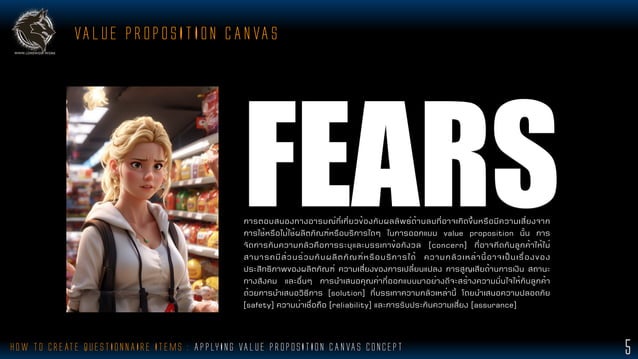 สร้างแบบสอบถามสกัด 'VALUE PROPOSITION' ด้วย VPD canvas | PPT
