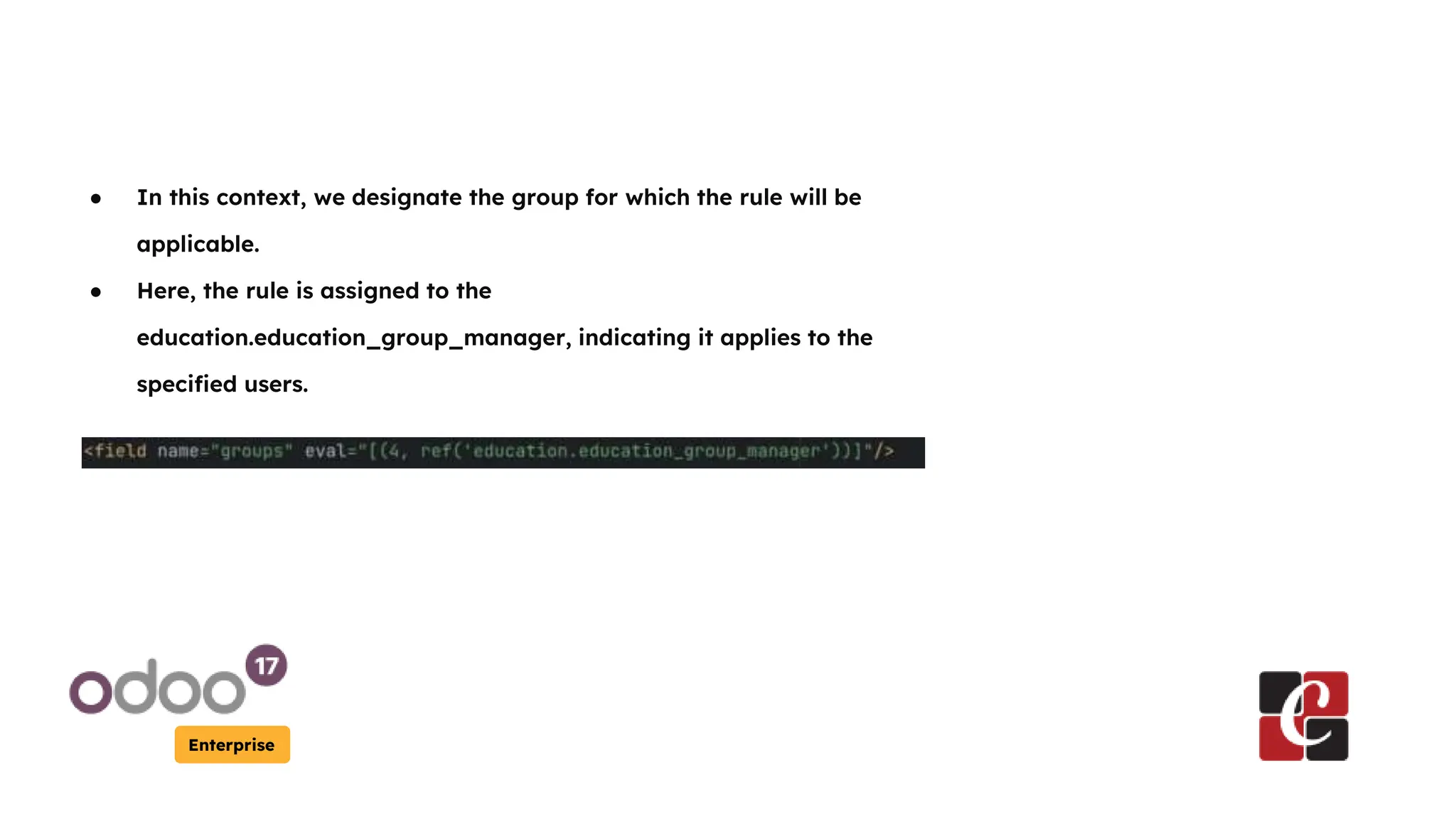 How To Create Record Rules In The Odoo 17 Ppt