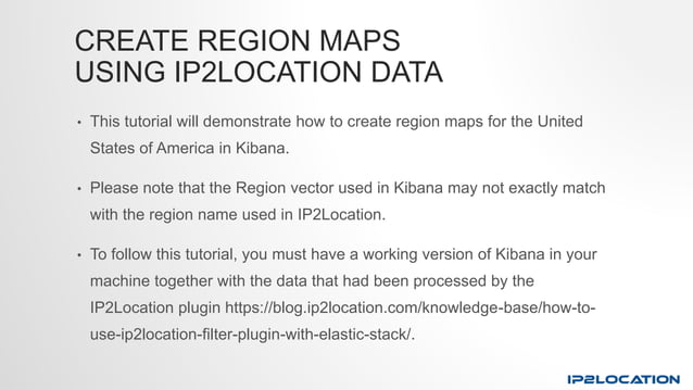 How to create region maps display in kibana | PPT