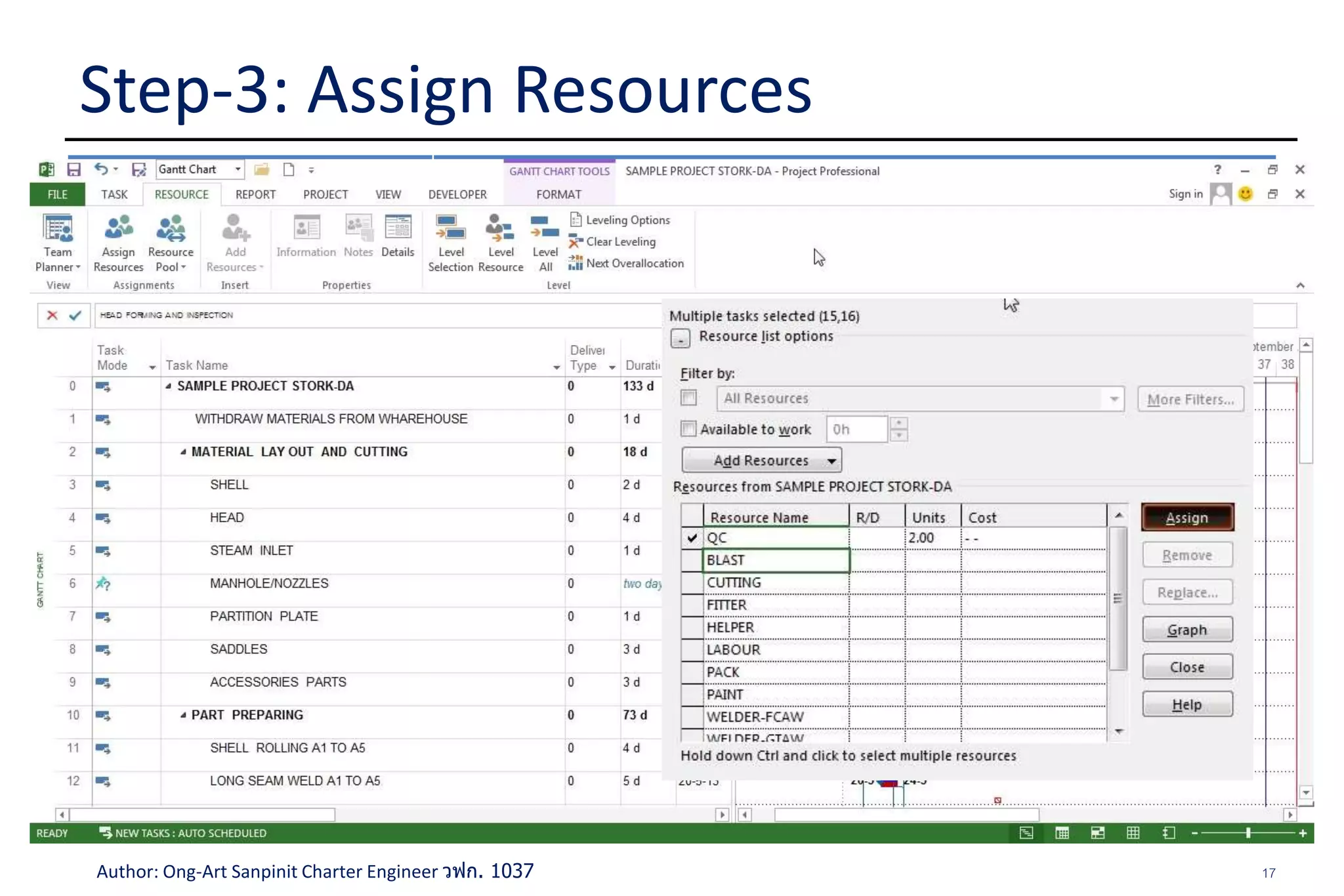 How to Create S Curve by MS Project 2013 | PPSX