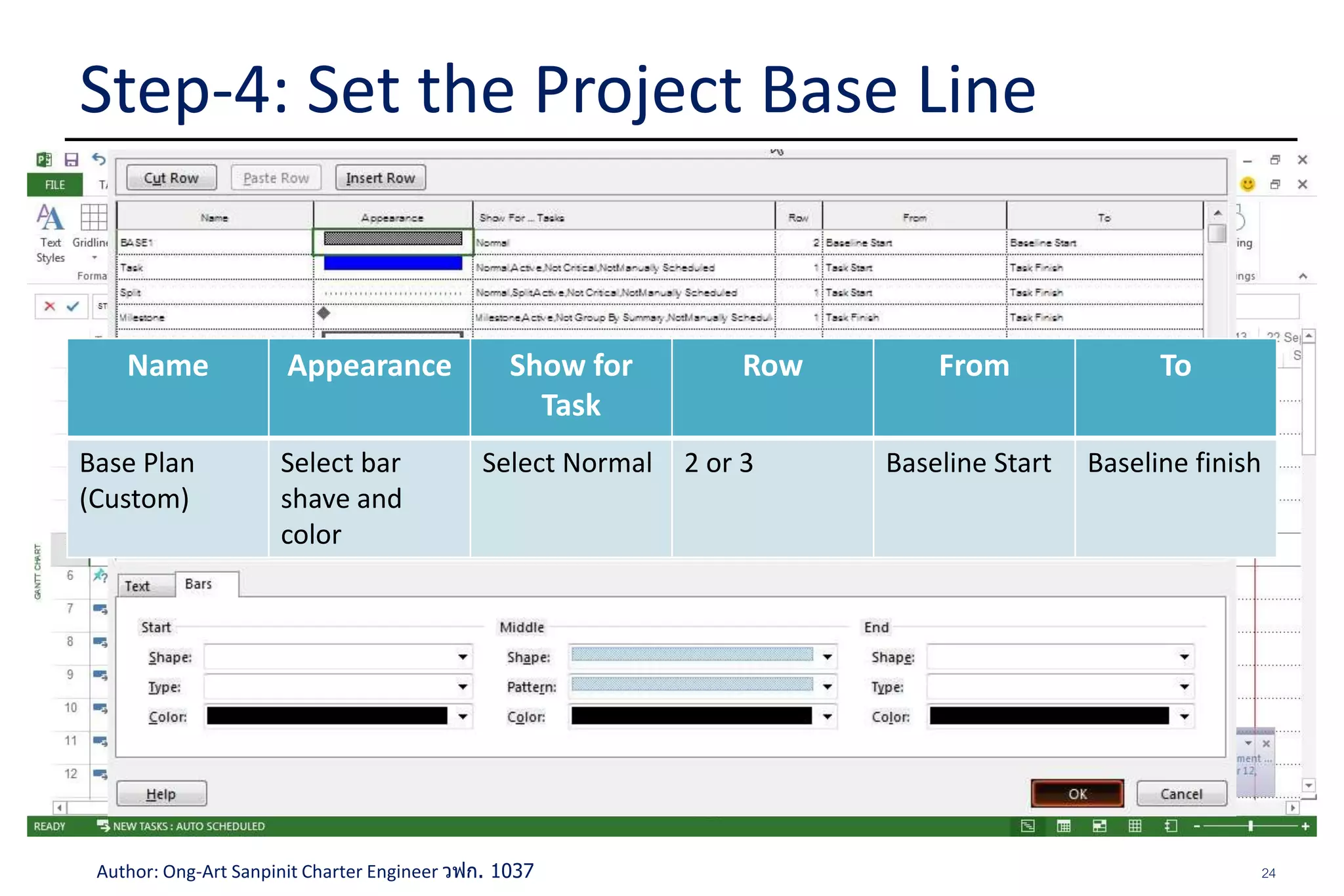 How to Create S Curve by MS Project 2013 | PPSX
