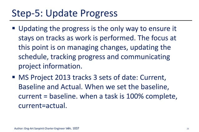 How to Create S Curve by MS Project 2013 | PPSX