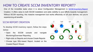 How to Create an SCCM Inventory Reports? | PPT
