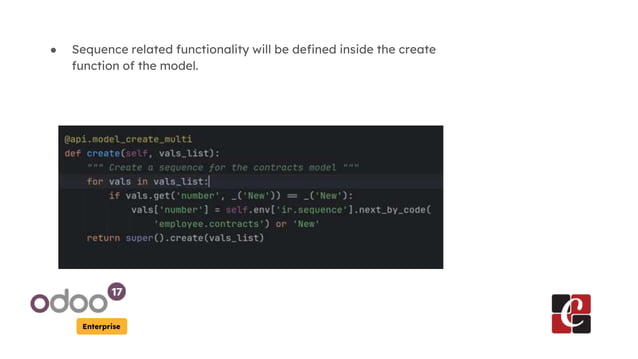 How to Create Sequence Numbers in Odoo 17 | PPTX