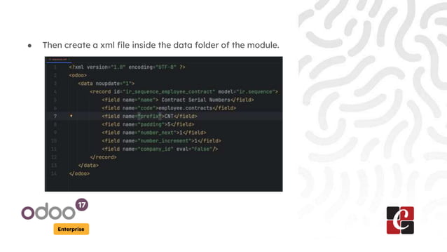 How to Create Sequence Numbers in Odoo 17 | PPTX