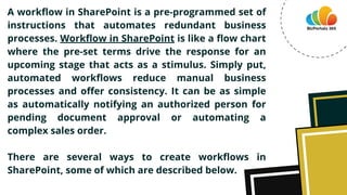 How to Create SharePoint Workflows | PPT
