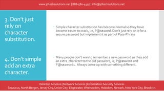 How to create strong passwords | PPTX