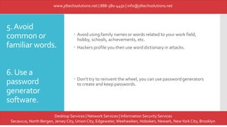 How to create strong passwords | PPTX