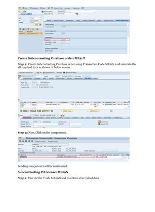How To Create Subcontracting Process In SAP MM _ Tech Azmaan.pdf