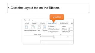 How to Set Page Size in Microsoft Word 2016 | PPTX | Desktop Publishing ...