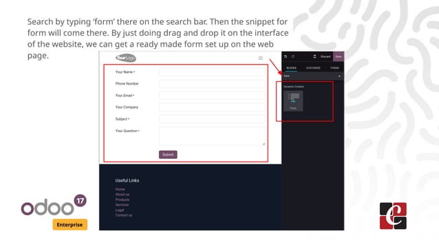 How to Create Task Through Odoo 17 Website Form | PPT