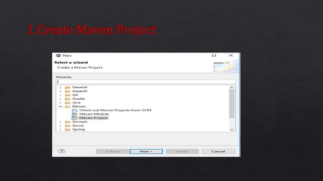 How To Create Test With Selenium Web Driver With Maven Ppt