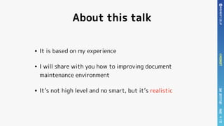 How to Create the API Document from Real API and Localization | PPT