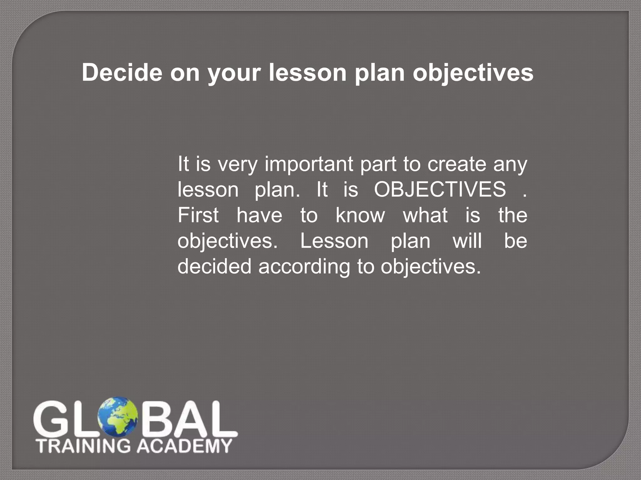 How to create the perfect tefl lesson plan | PPTX