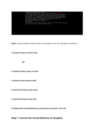 How To Create The Ubuntu 20 VM Template For VMware Automation | PDF