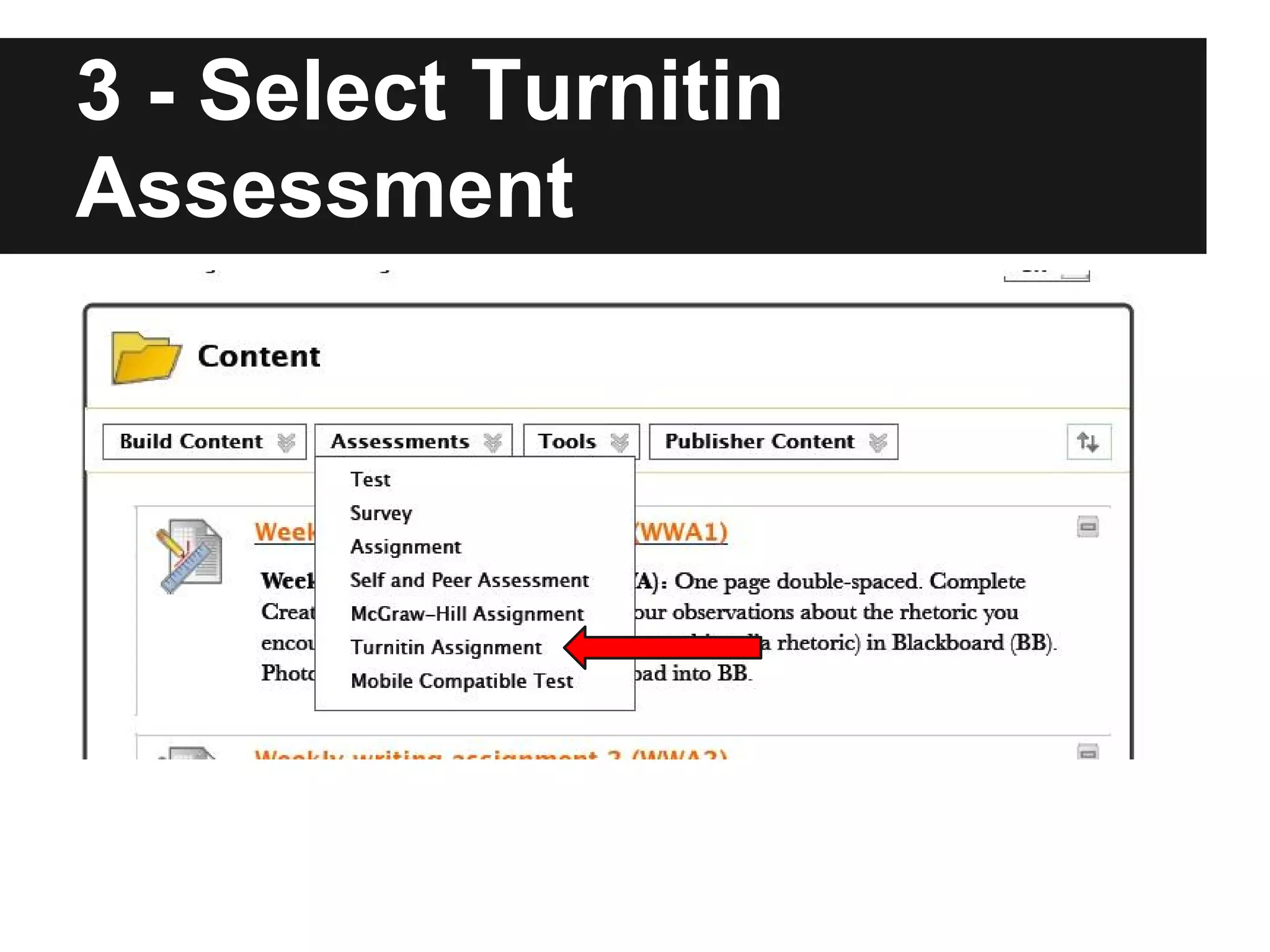 How to create turnitin assignment | PDF