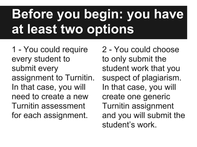 How To Create Turnitin Assignment Pdf
