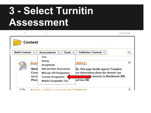 How to create turnitin assignment | PDF