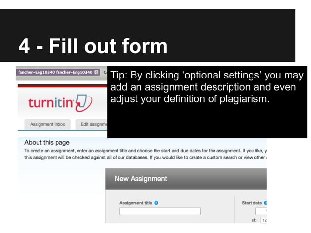 How To Create Turnitin Assignment Pdf