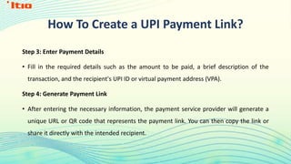 How To Create UPI Payment Link & Pay Through It? | PPTX