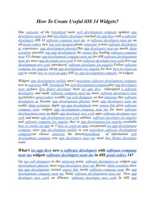 How To Create Useful iOS 14 Widgets.docx.pdf