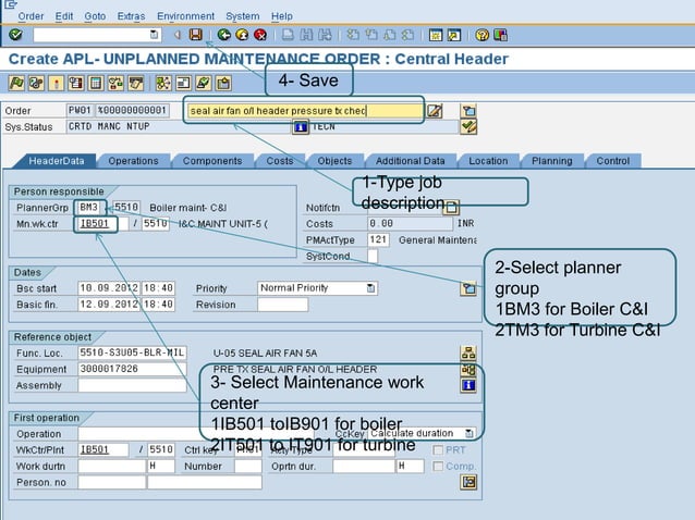 How to create work order | PPTX