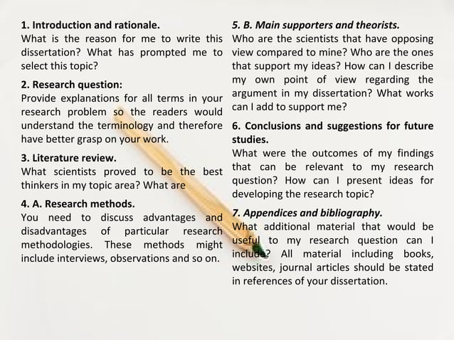 How to create your dissertation outline | PPT