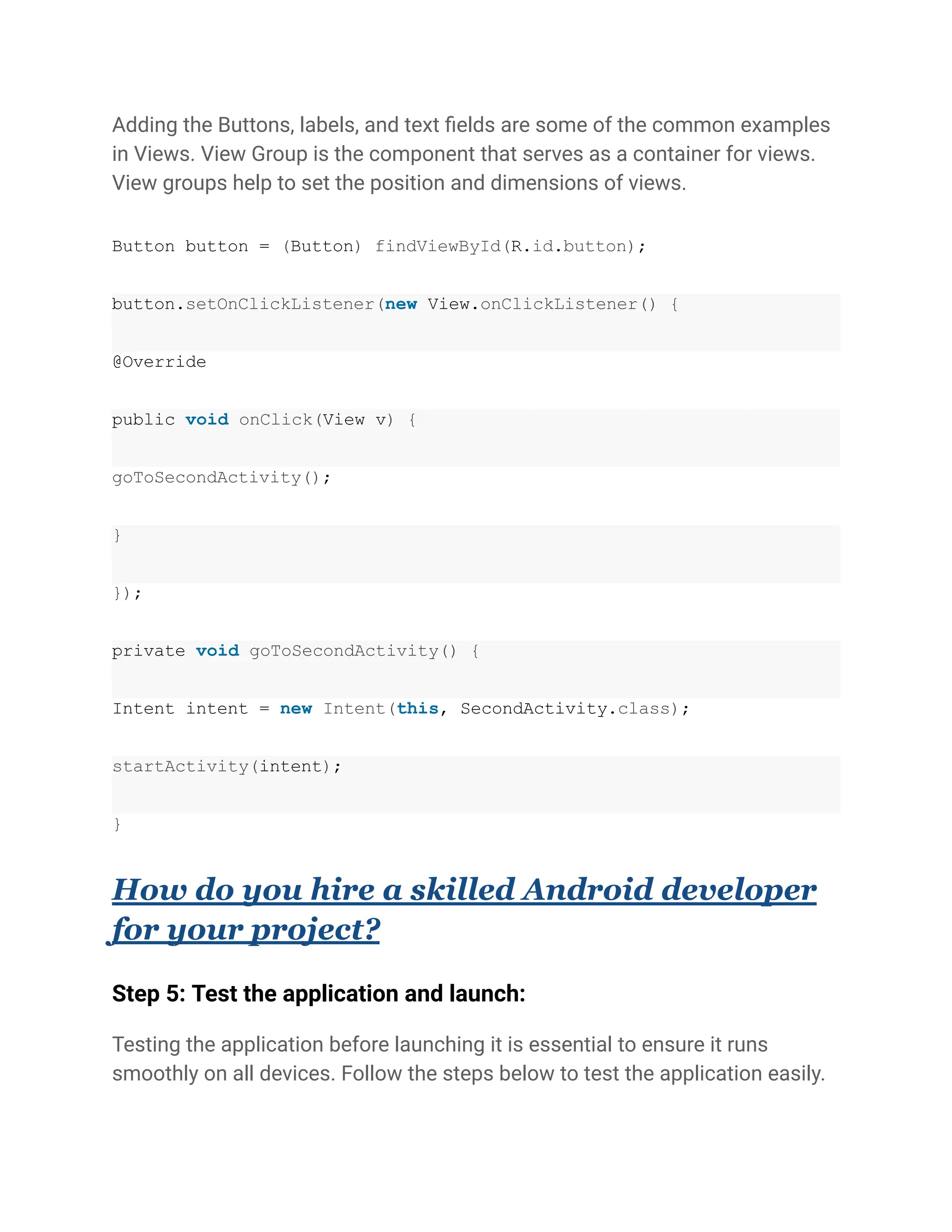 How To Create Your First Android App Step By Steppdf Operating Systems Computer Software