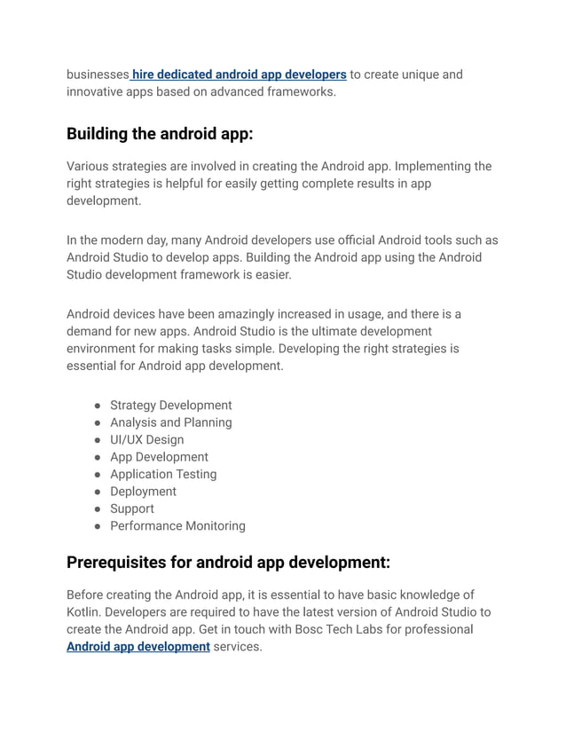 How to Create Your First Android App Step by Step.pdf | Operating Systems | Computer Software ...
