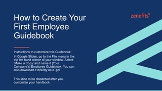 How to Create Your First Employee Handbook.pptx
