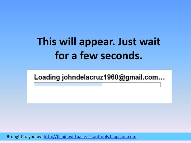 How to create your first gmail account | PPT