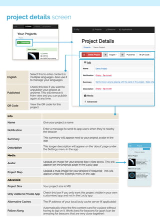 How to Create an iBeacon Project on Locly | PDF