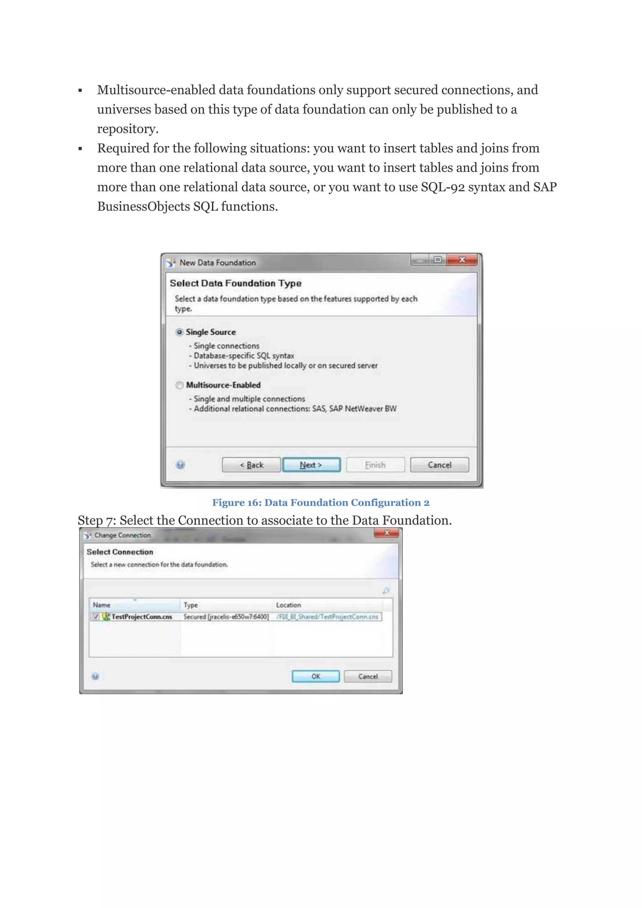 How to creating a universe with the bo xi 4.0 information design tool | DOCX | Databases ...