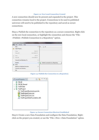 How to creating a universe with the bo xi 4.0 information design tool ...