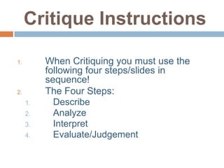 How to Formally Critique Art | PPTX