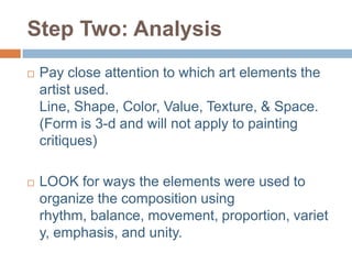 How to Formally Critique Art | PPTX