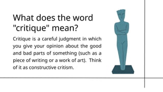 How to Critique Art Visual Arts Presentation in Colorful Graphic Style.pptx
